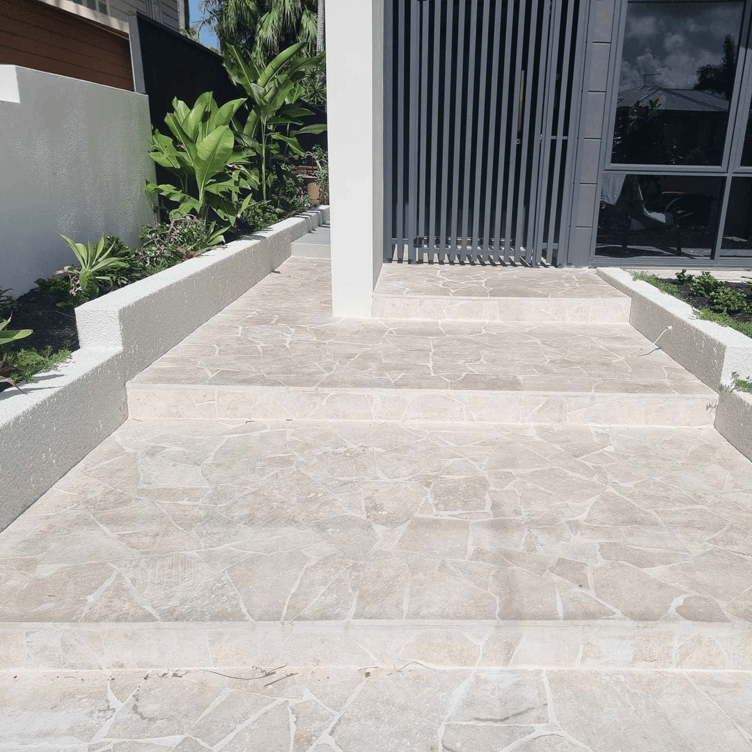 Latte Crazy Paving – Stone Style