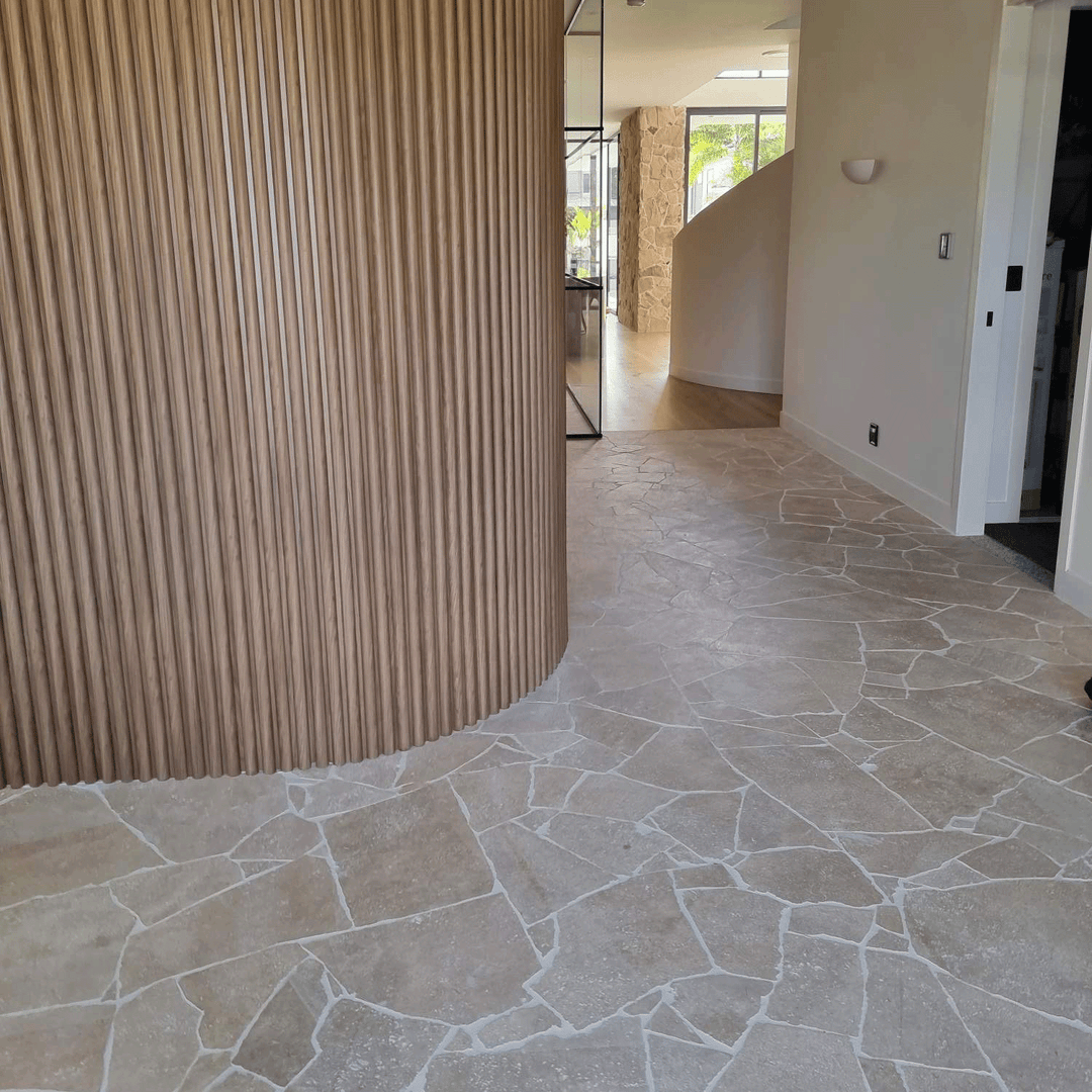 Latte Crazy Paving – Stone Style